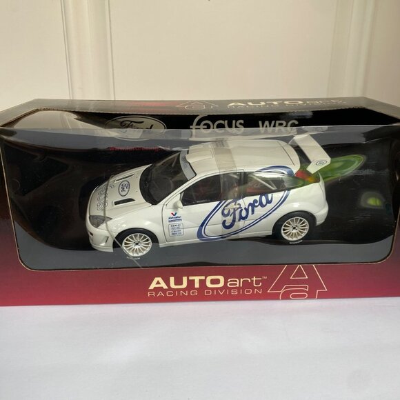 AutoArt | Toys | Ford Focus Autoart Wrc 999 Test Car White 118 Rally ...